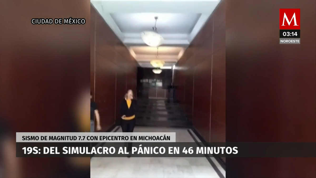 19S: del simulacro al pánico en 46 minutos - Grupo Milenio