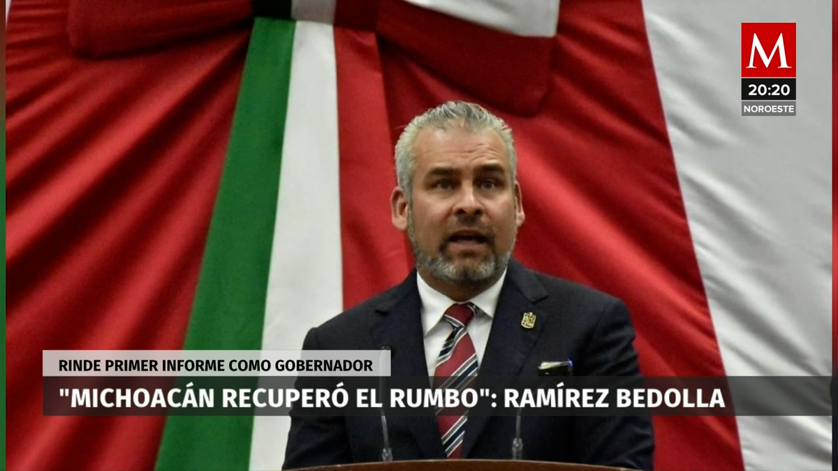 "Michoacán está de pie y recuperó el rumbo": Alfredo Ramírez Bedolla ...