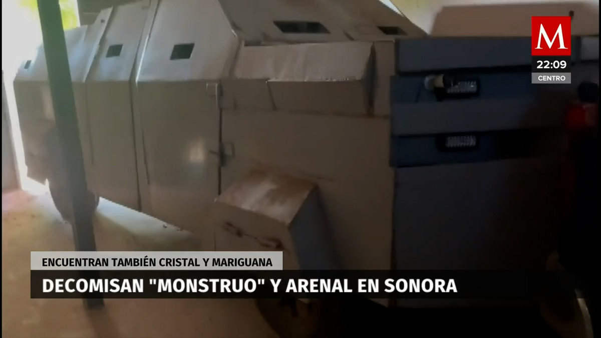 Decomisan 'monstruo' blindado y otras dos unidades en territorio yaqui ...