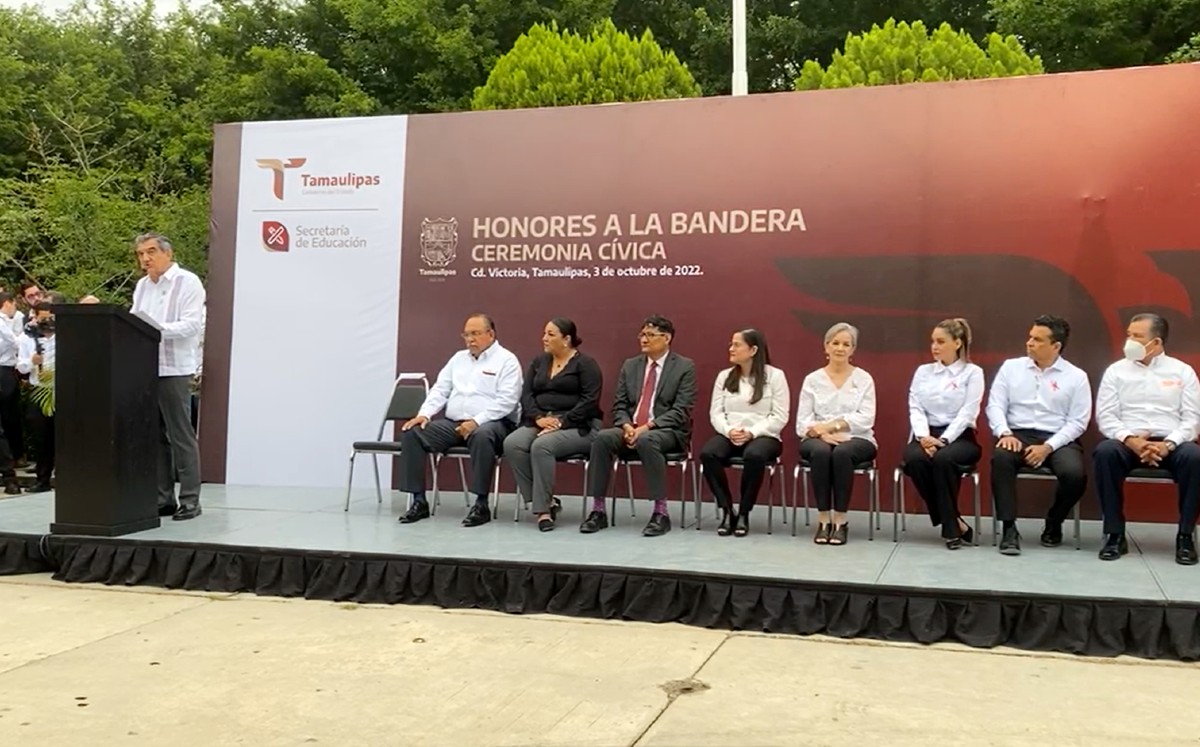 Américo Villarreal asiste a su primer acto público como gobernador ...