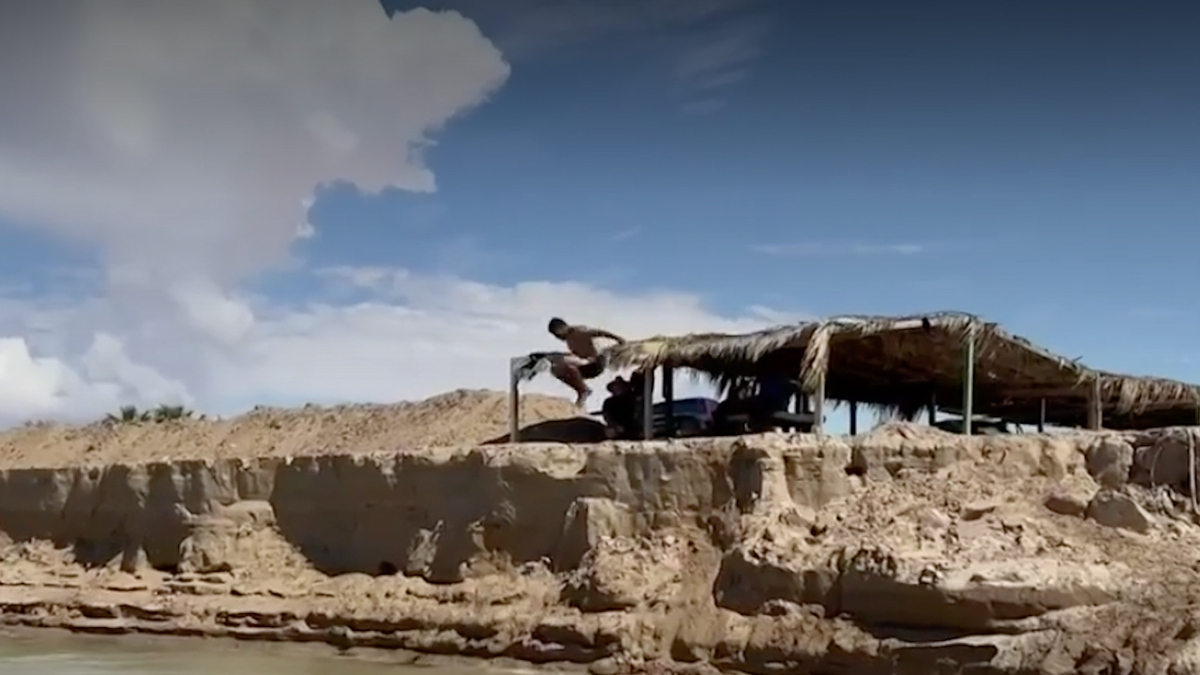 Se originó un nuevo vado en San Luis Río Colorado tras el paso del ...