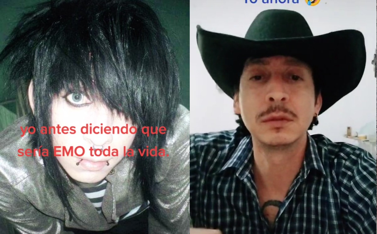 Joven sorprende con su cambio de look; pasa de emo a ranchero- Grupo ...