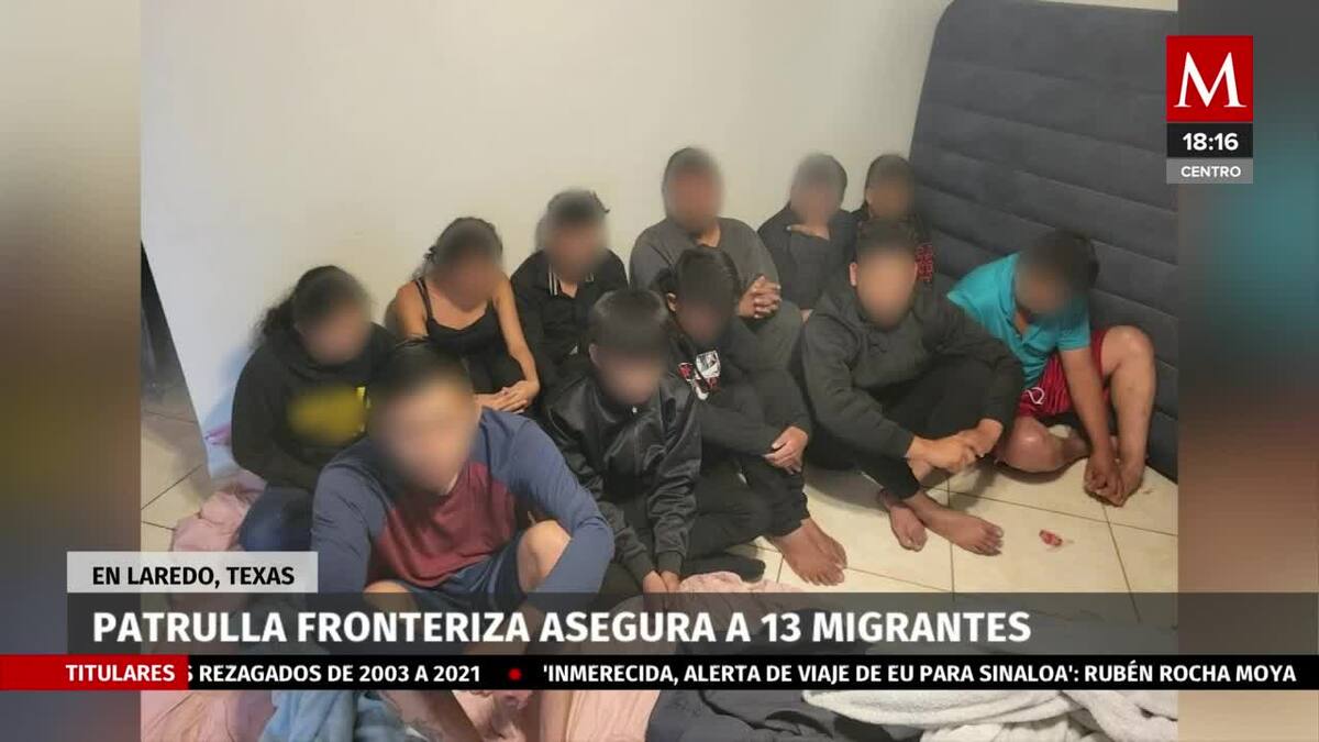 Arrestan a 13 migrantes en la frontera de Laredo, Texas- Grupo Milenio