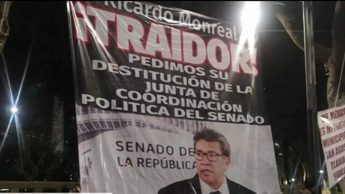 Acusan de traidor a Monreal por no asistir a manifestación- Grupo Milenio