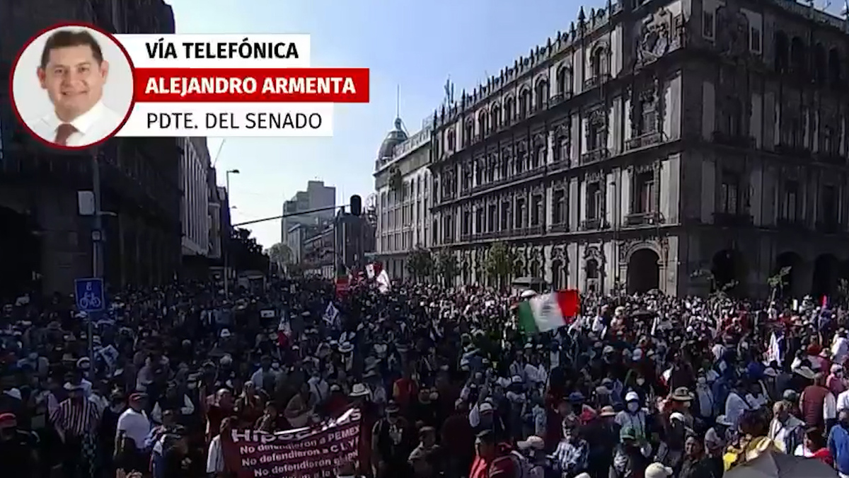 Destacan participación ciudadana en marcha de AMLO: 1.2 millones de ...