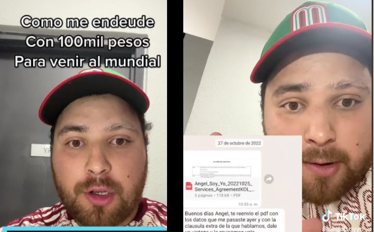 Mexicano debe más de 100 mil pesos por pedir prestado para ir a Qatar ...