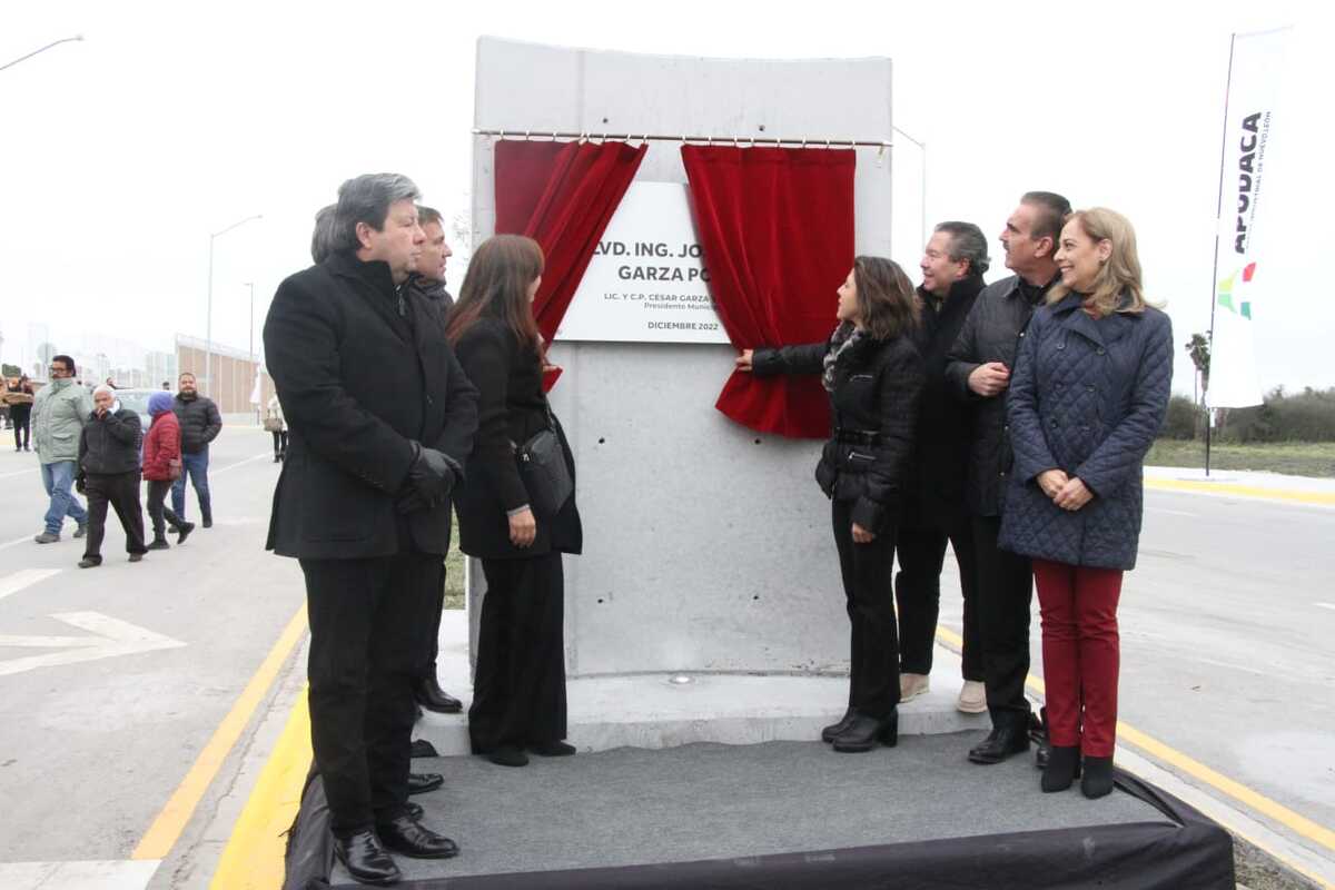 Apodaca inaugura boulevard José María Garza Ponce- Grupo Milenio
