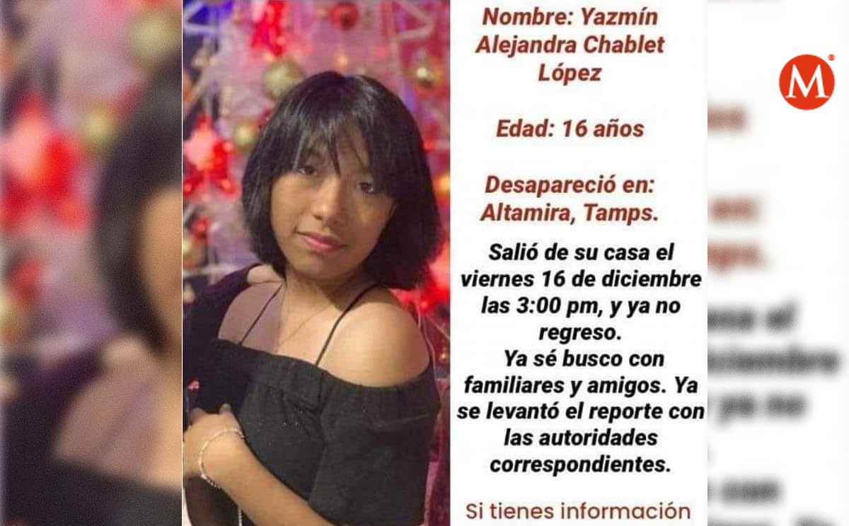 Localizan a Yazmín Alejandra, joven desaparecida en Tamaulipas- Grupo ...