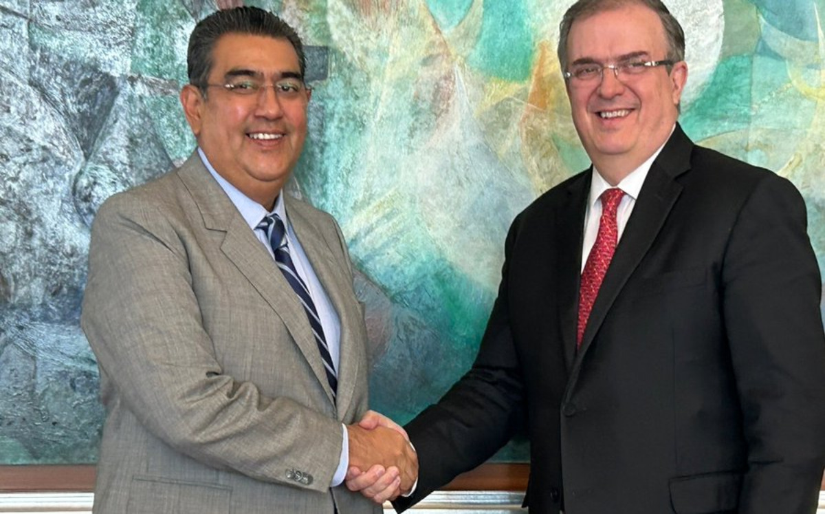 Sergio Salomón Céspedes se reúne con Marcelo Ebrard en CDMX- Grupo Milenio