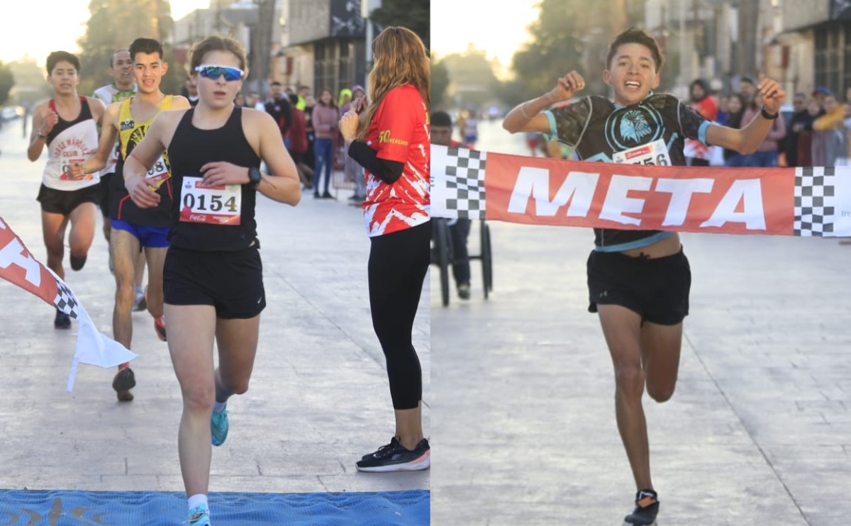 Carrera de la Constitución: Jimena de la Peña y Jared Serrano ganan ...