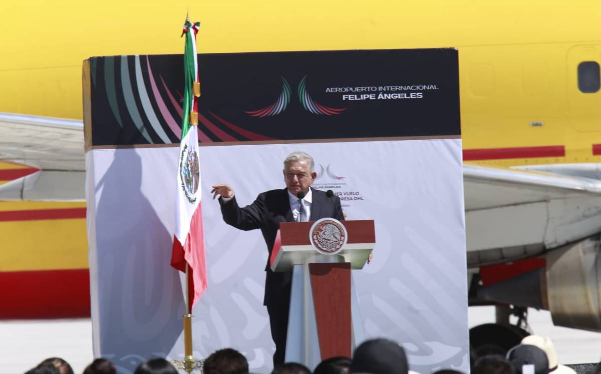 AMLO: DHL es la pionera en vuelos de carga en el AIFA- Grupo Milenio