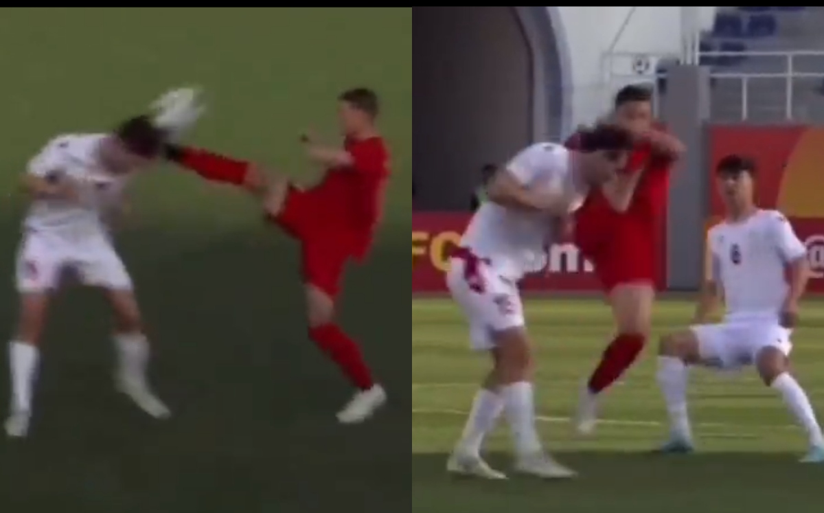 Futbolista es expulsado en 5 segundos por brutal patada a rival: VIDEO ...
