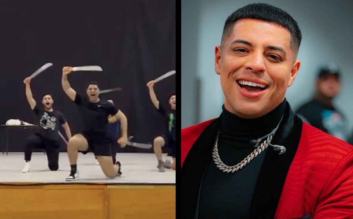 Eduin Caz presume coreografía con MACHETES; termina con CORTADA- Grupo ...