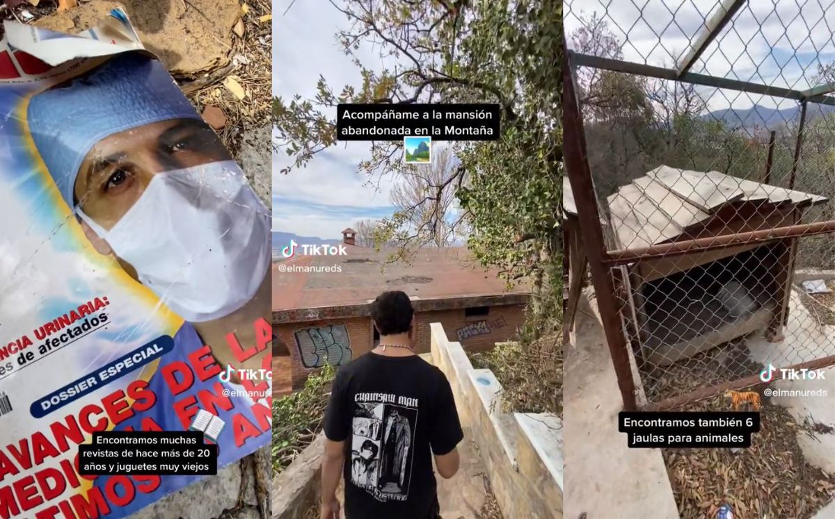 TikTok Saltillo: recorren mansión abandonada en la sierra | VIDEO ...