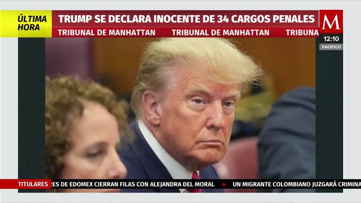 Trump Se Declara Inocente De 34 Cargos Penales Grupo Milenio 5088