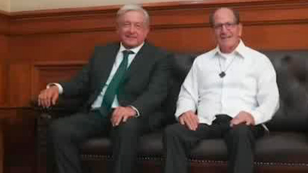 Reunión de AMLO con Alejandro Solalinde- Grupo Milenio