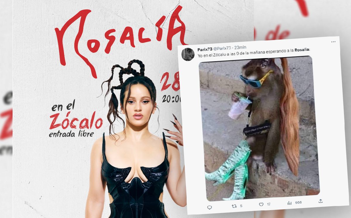 Memes por el concierto gratuito de Rosalía en el Zócalo de la CdMx- Grupo Milenio