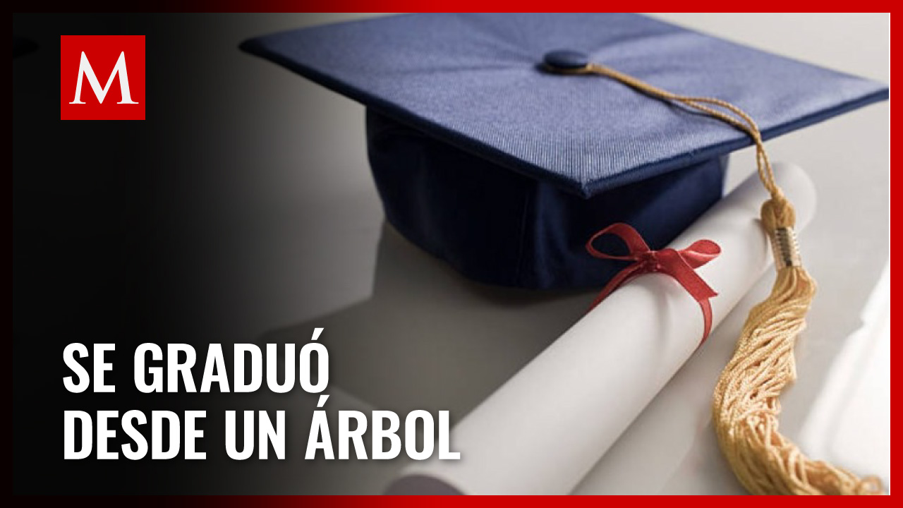 Joven colombiano se gradúa después de estudiar sobre la copa de un ...