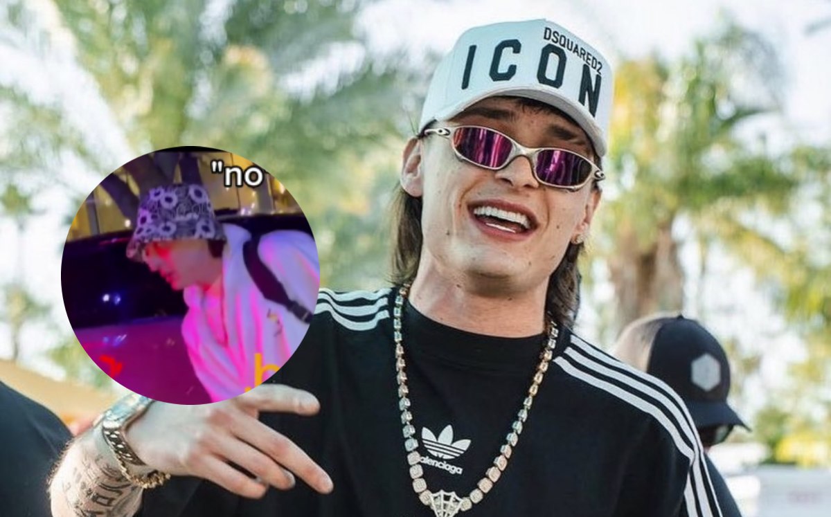 Peso Pluma rechaza a niña que vendía chocolates- Grupo Milenio