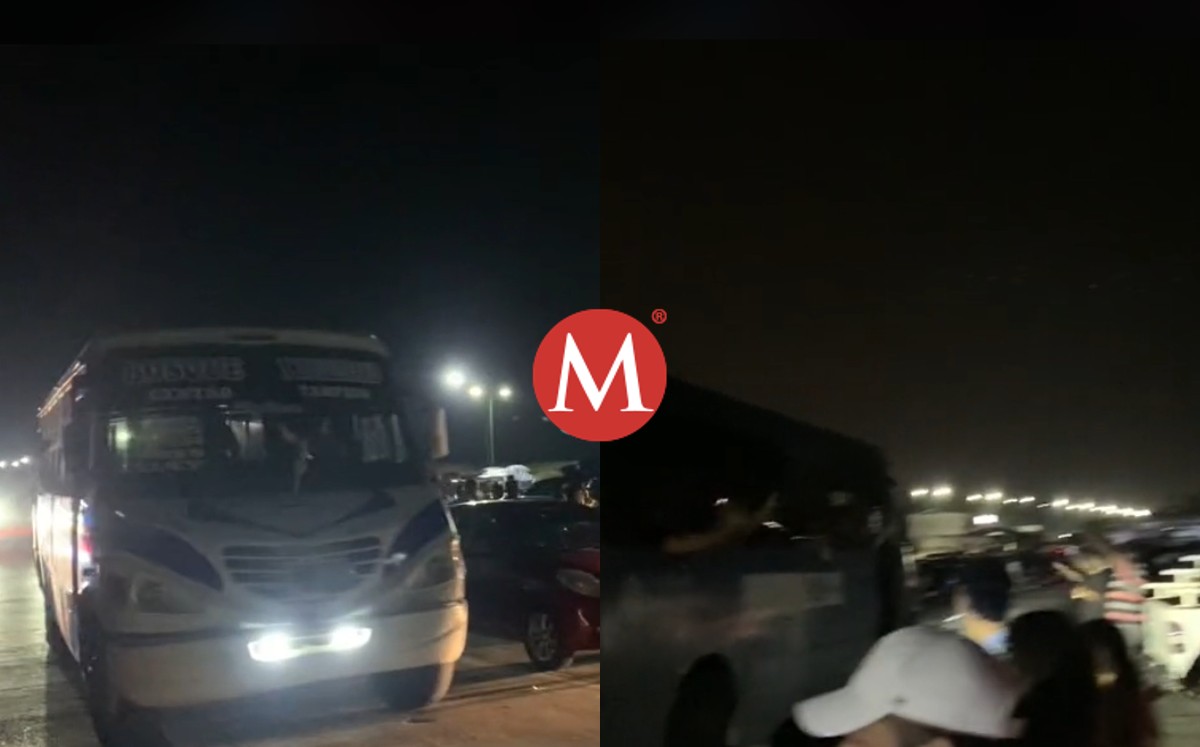 Pasajeros arman baile dentro de autobús en playa Miramar | VIDEO- Grupo ...