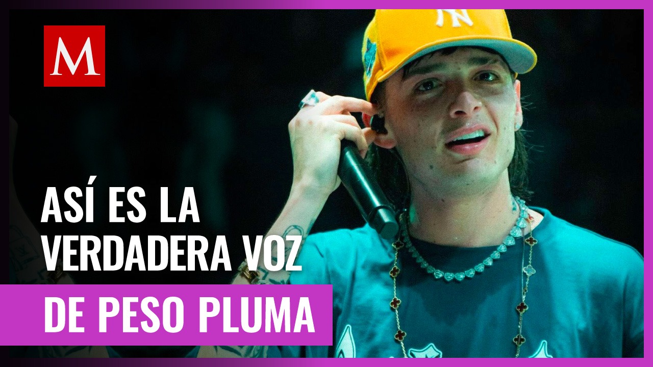 Así se escucha la voz de Peso Pluma SIN autotune- Grupo Milenio