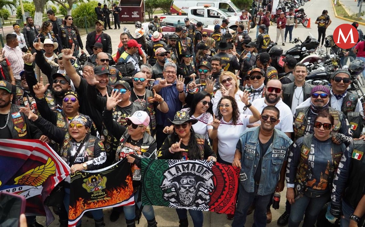 Recorrido de motociclistas llega a Tampico; LAMA México 2023- Grupo Milenio