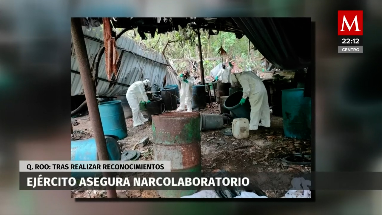 Ejército asegura narcolaboratorio en selva maya de Quintana Roo- Grupo ...