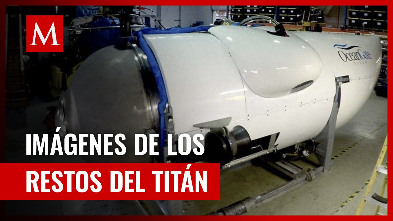 El submarino Titan: revela las primeras imágenes de los restos ...
