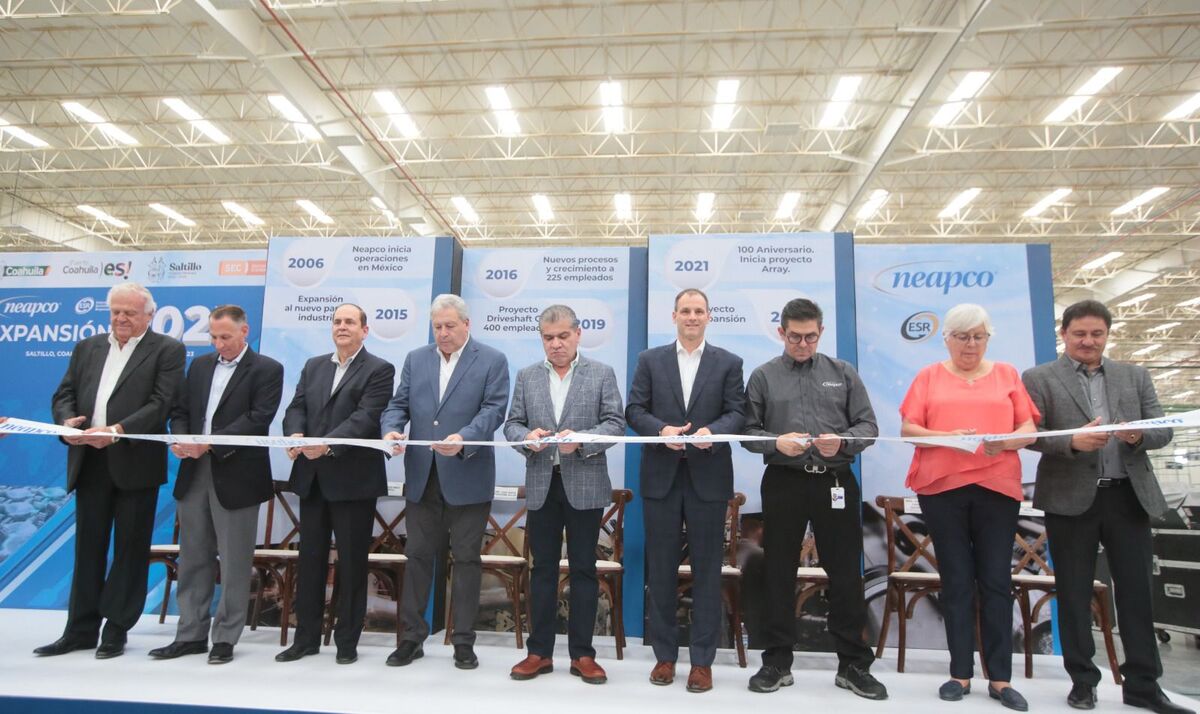 Coahuila. Empresa Neapco anuncia expansión; invertirá 59 mdd- Grupo Milenio
