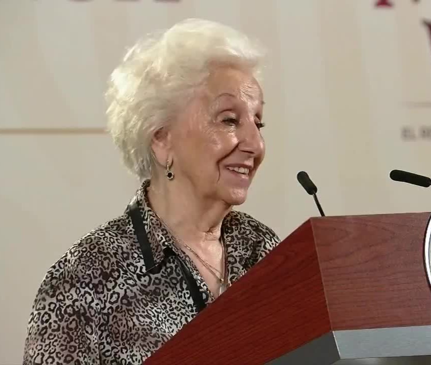 AMLO recibe a fundadora de las abuelas de "Plaza de mayo"- Grupo Milenio