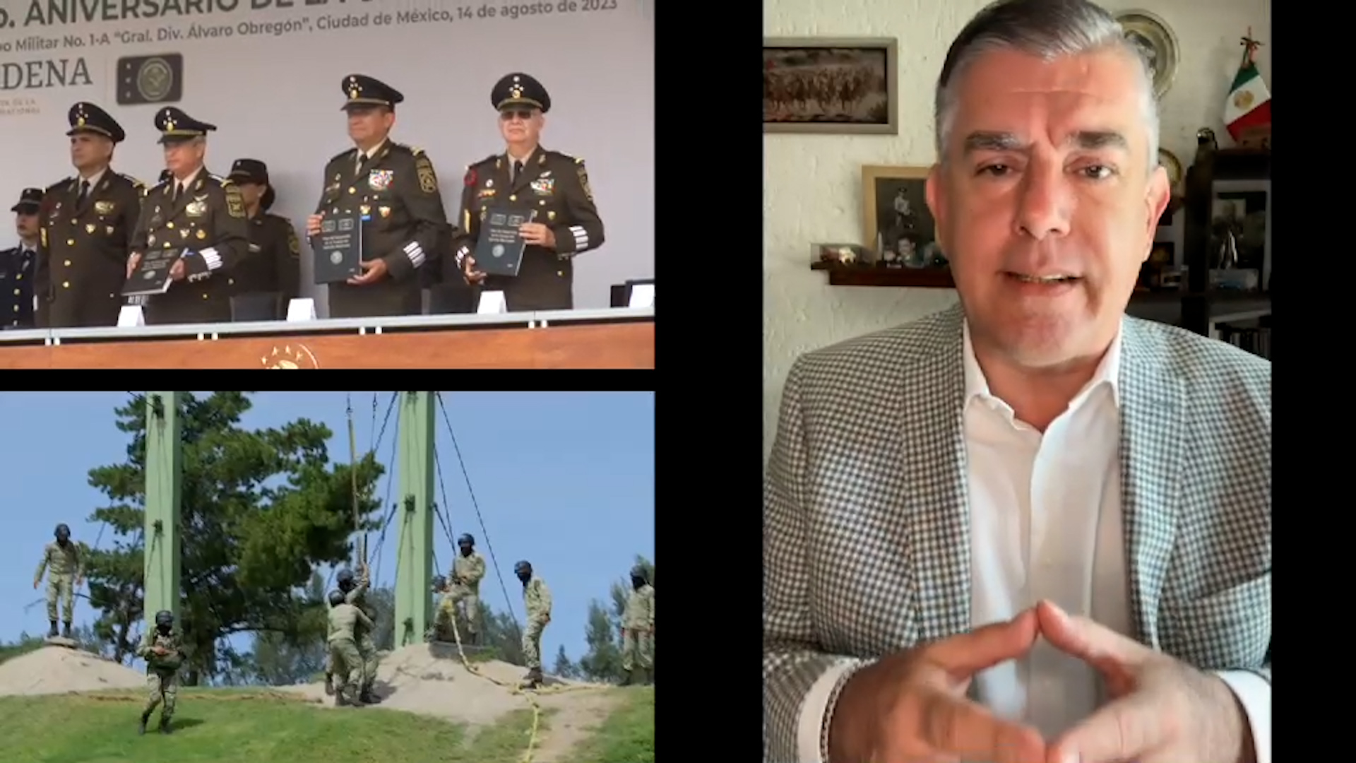 Segundo aniversario de la Comandancia General del Ejército Mexicano ...