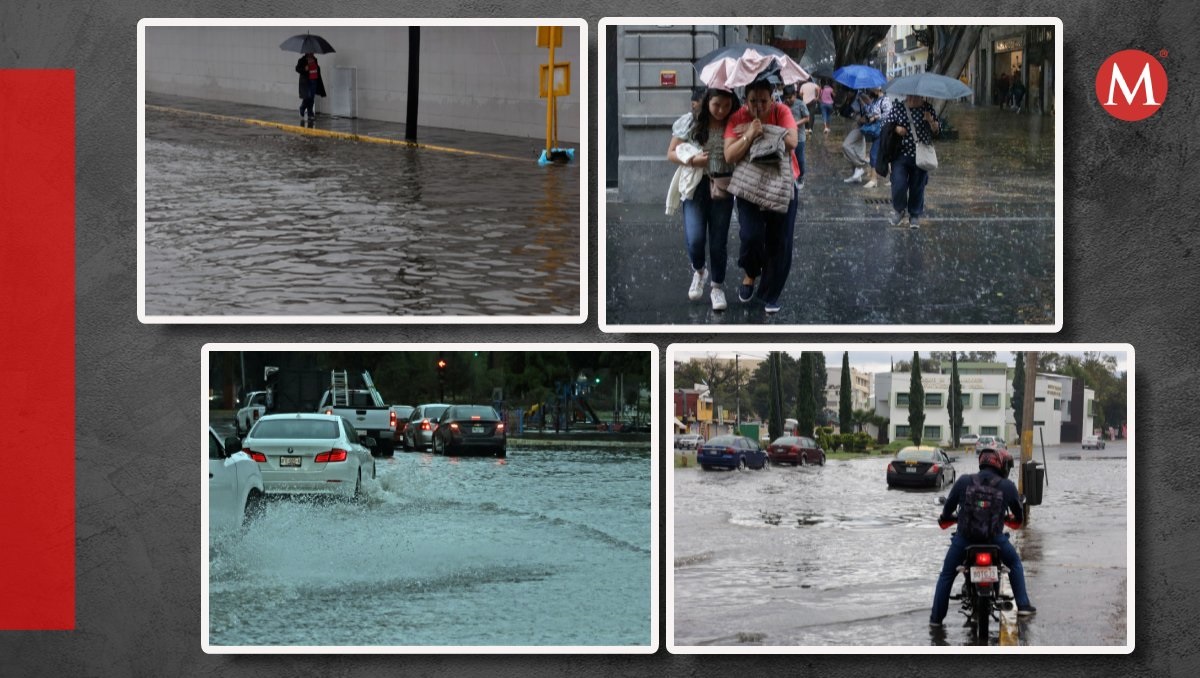 Intensa lluvia en Puebla deja inundaciones y vehículos varados- Grupo Milenio