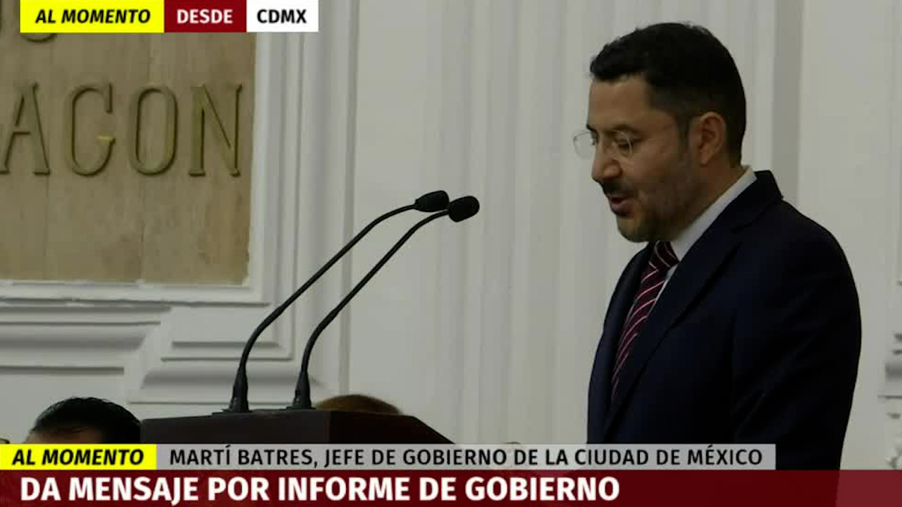 Martí Batres rinde quinto informe de Gobierno de la CdMx- Grupo Milenio