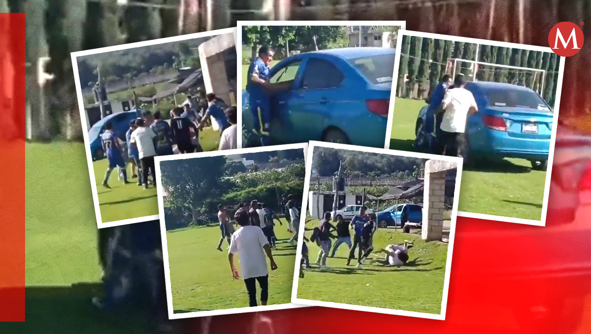 Conductor intenta atropellar a jugadores de futbol en Puebla | VIDEO ...