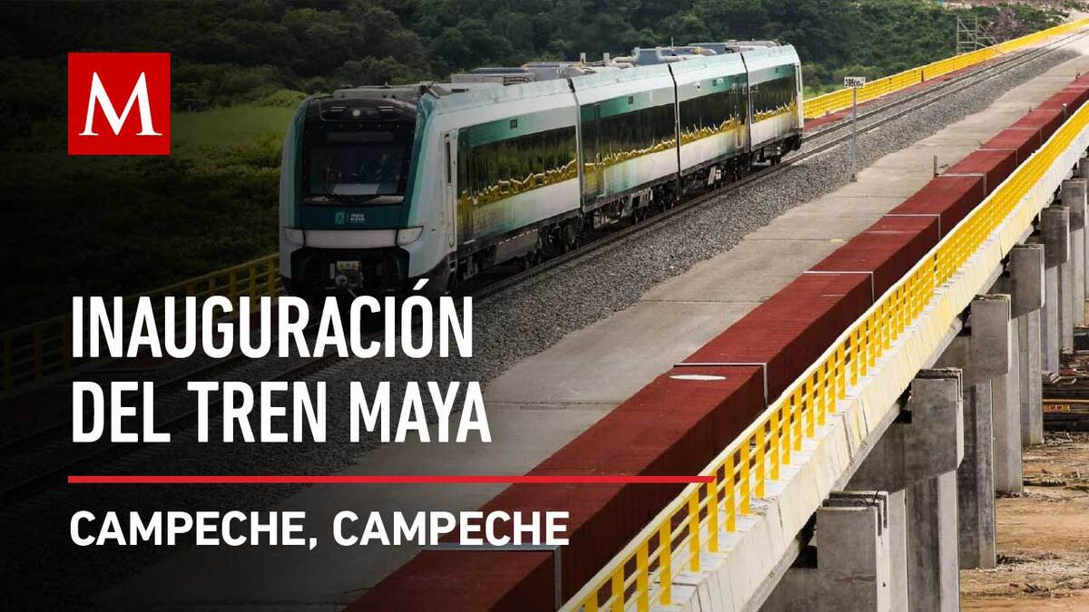 Inicia el recorrido del Tren Maya del tramo Campeche-Cancún- Grupo Milenio