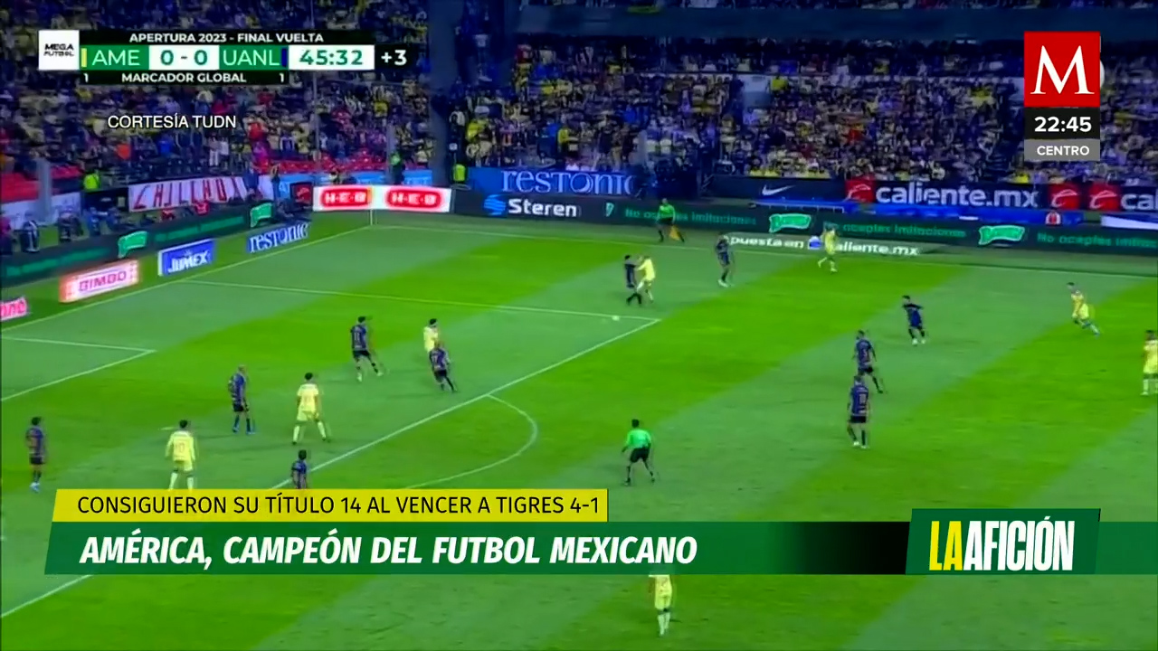 América se corona campeón de la liga mx en el Apertura 2023- Grupo Milenio