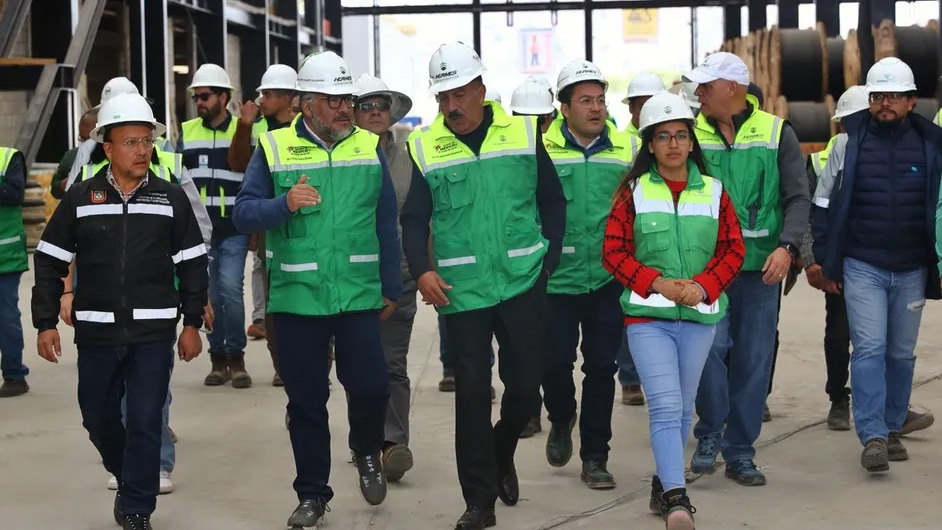 Horacio Duarte supervisa obras del Trolebús Chalco-Santa Martha- Grupo ...