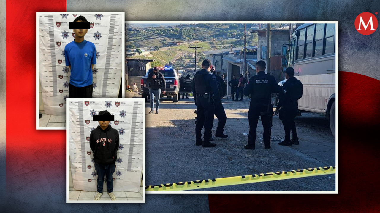 Detienen a dos jóvenes de por disparar contra policías en Tijuana- Grupo Milenio