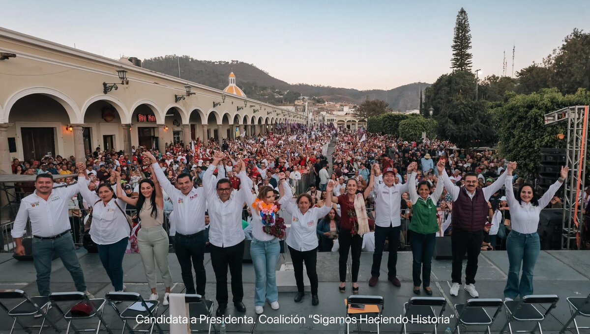 Ciudad Guzmán. Claudia Sheinbaum visitó el municipio- Grupo Milenio