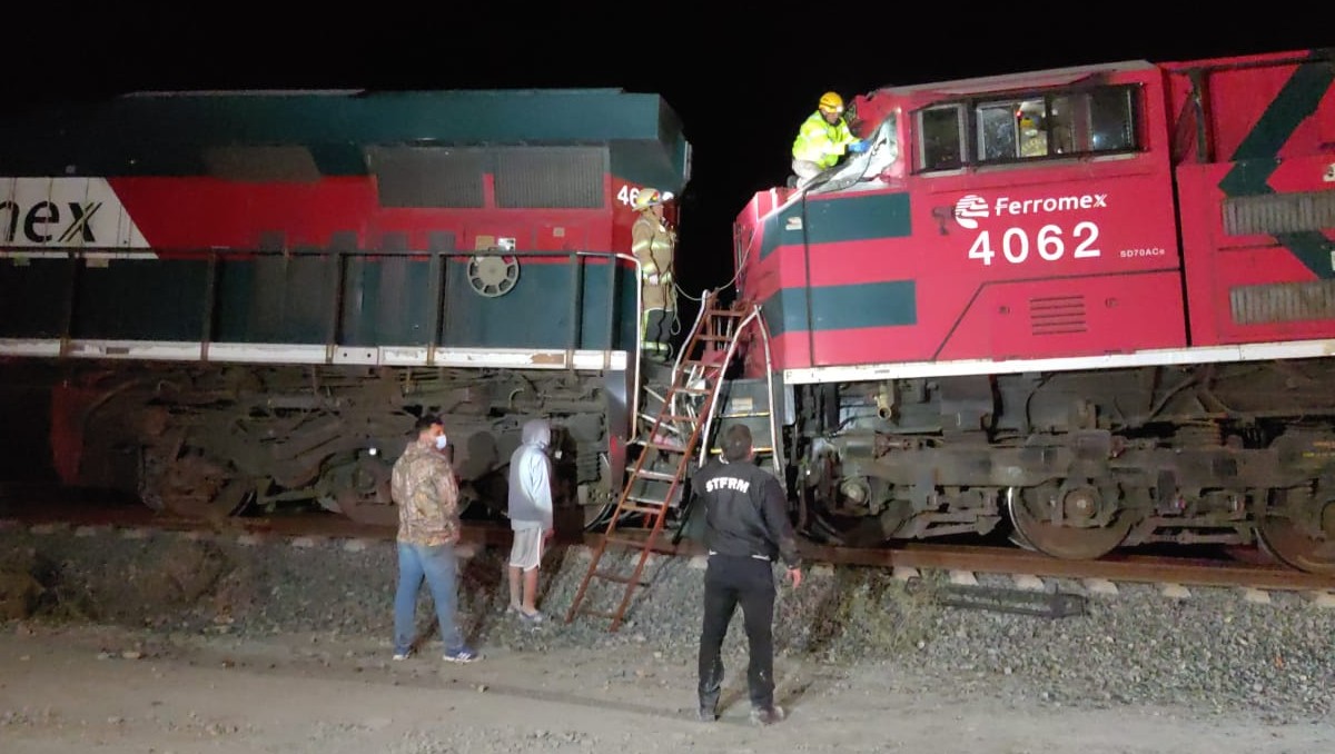 Trenes chocan y dejan siete lesionados en Jalisco | Video- Grupo Milenio
