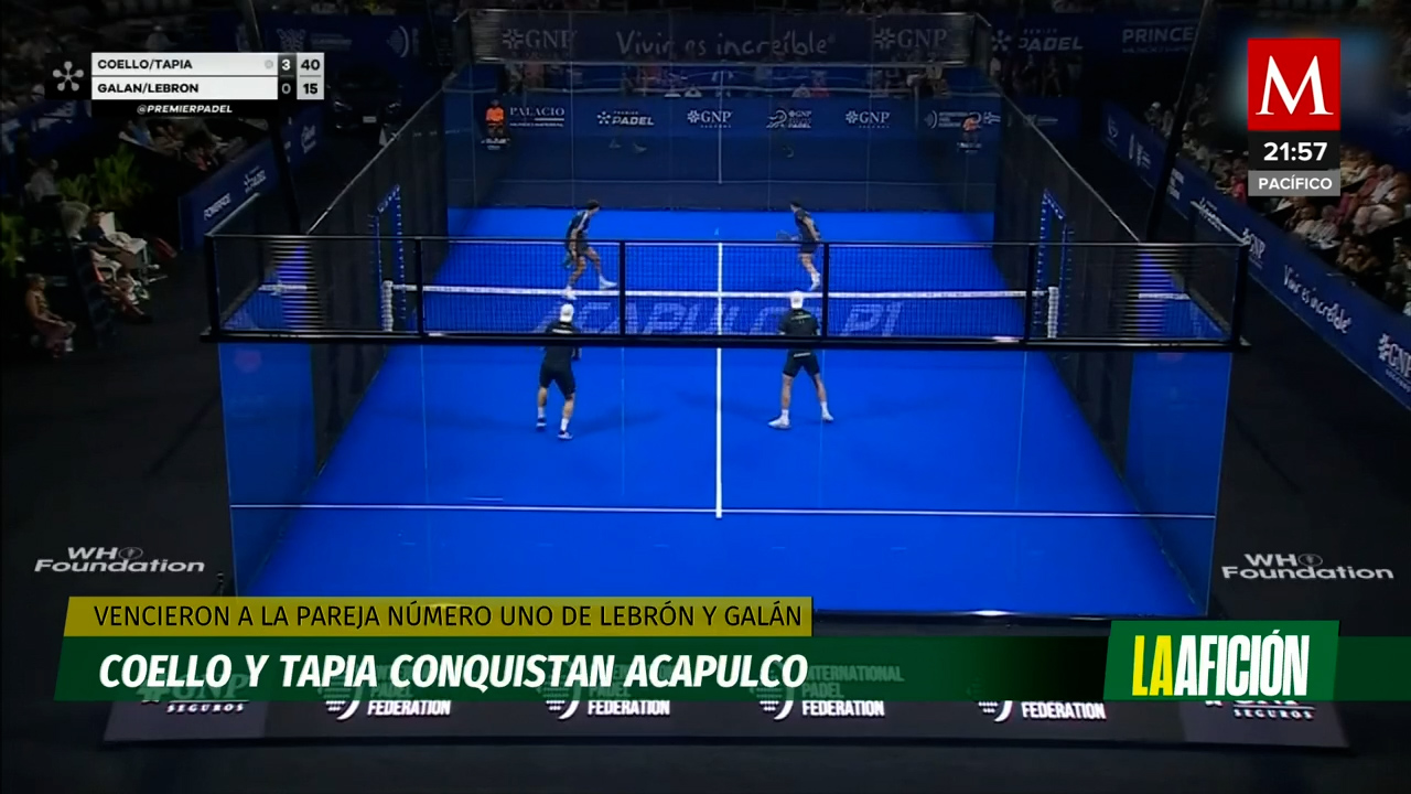 Coello y Tapia Ganadores del México P1 Premier Padel- Grupo Milenio