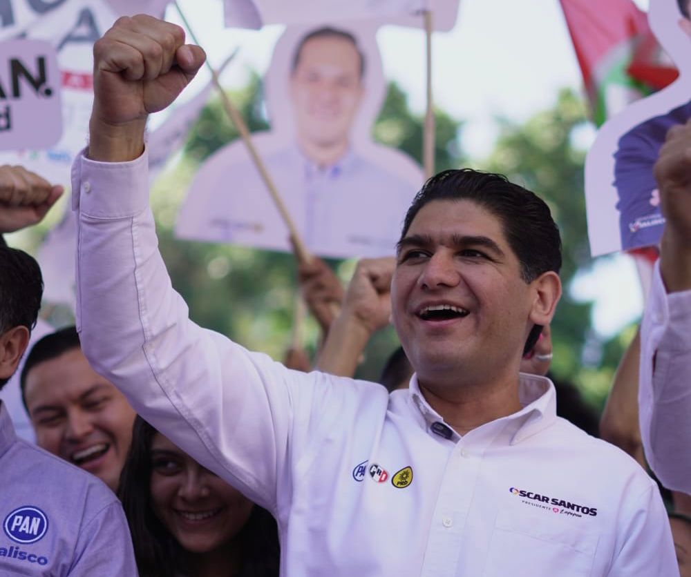 Oscar Santos dio arranque a su campaña por Zapopan- Grupo Milenio
