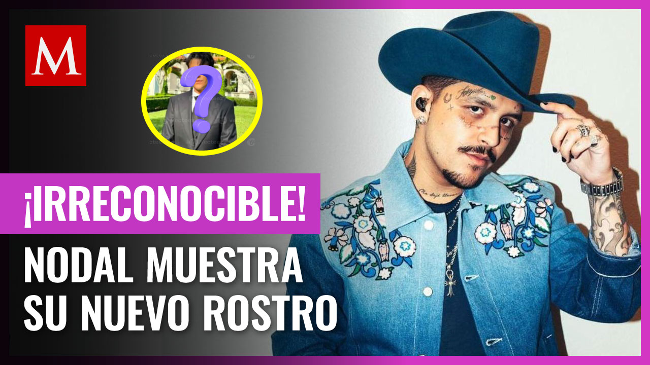 Christian Nodal reaparece irreconocible sin tatuajes en el rostro ...