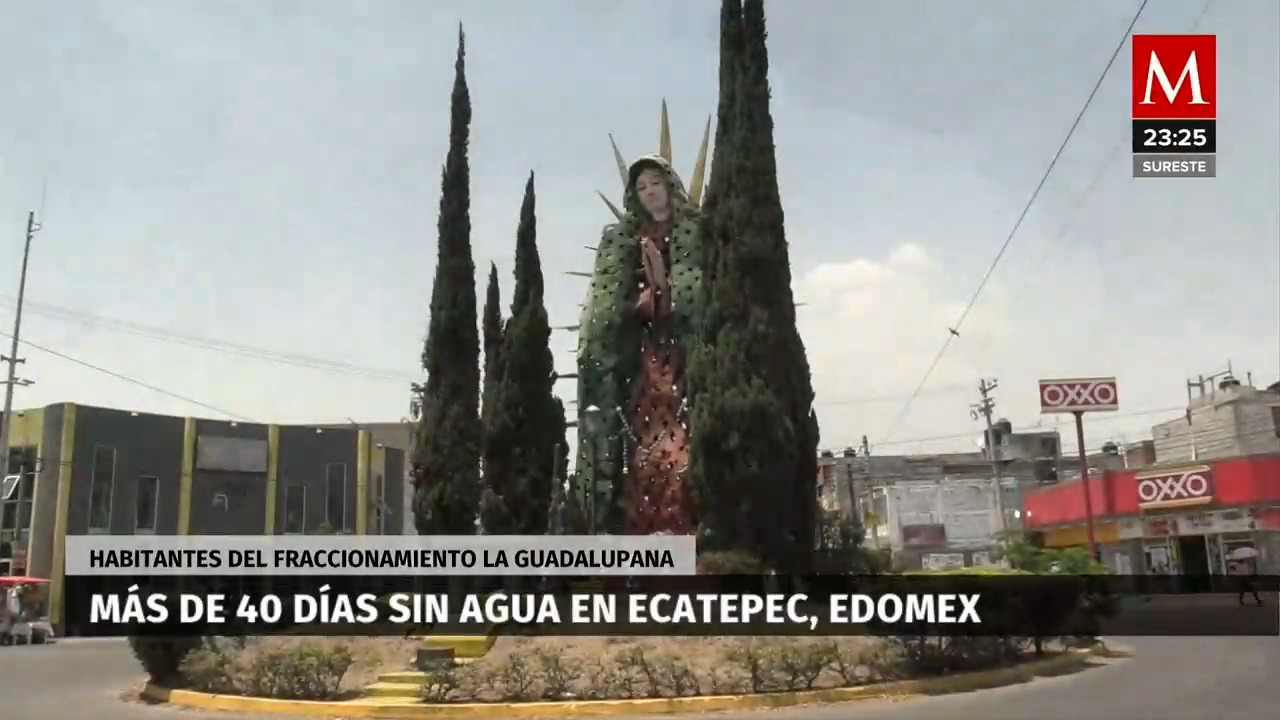 Problema de agua en La Guadalupana, Ecatepec- Grupo Milenio