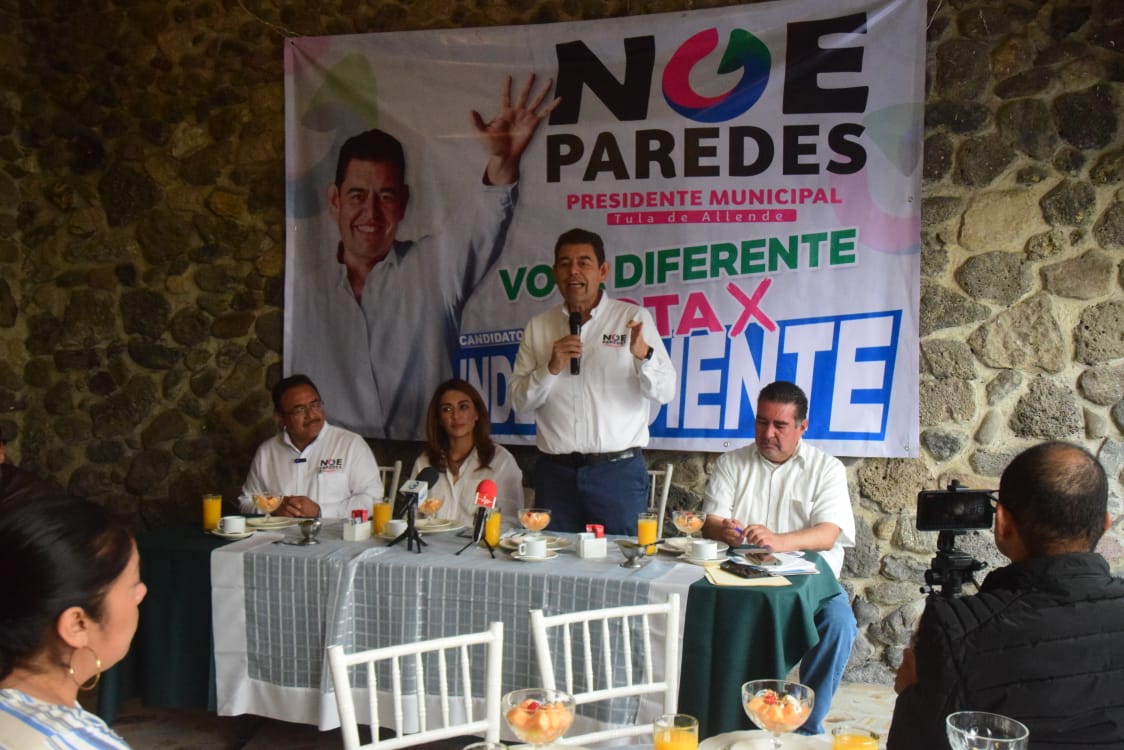 Atraer inversión a Tula, propone Noé Paredes Meza- Grupo Milenio