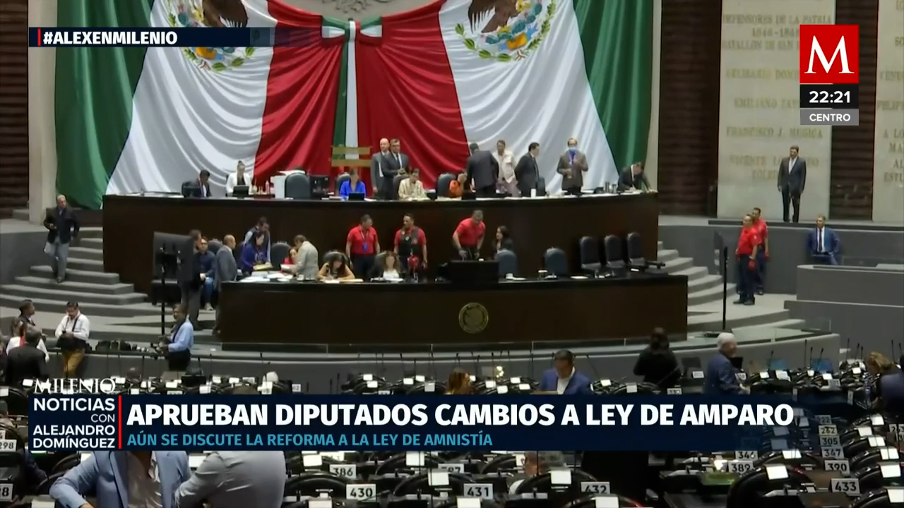 Diputados aprueban reformas a leyes de Amparo y Amnistía- Grupo Milenio