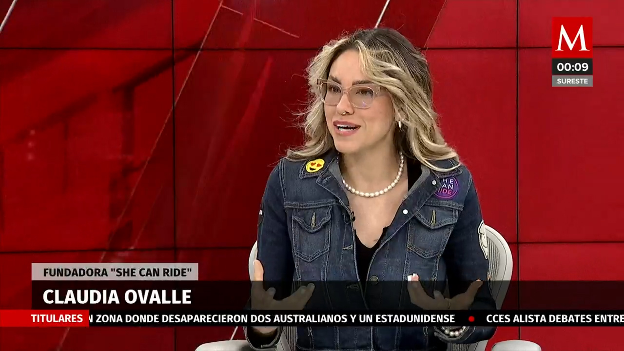 Empoderamiento femenino sobre ruedas: Claudia Ovalle- Grupo Milenio