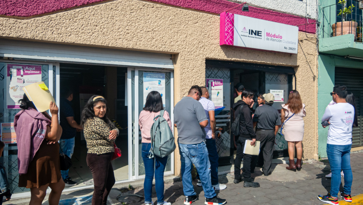 Módulos de INE Puebla con gran afluencia por reimpresión de credencial ...