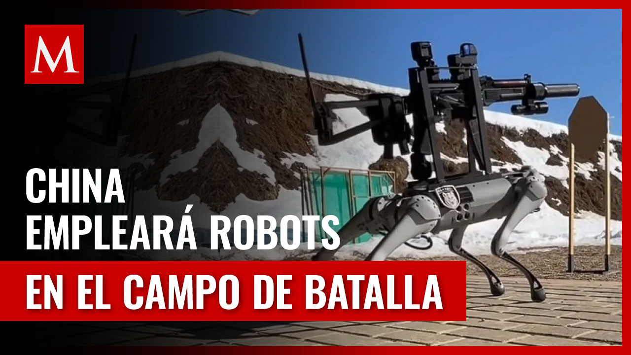 Ejército Chino presenta perros robots armados en ejercicio con Camboya ...