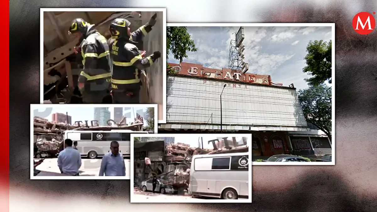 Colapsa el centro nocturno 'El Patio' en CdMx- Grupo Milenio